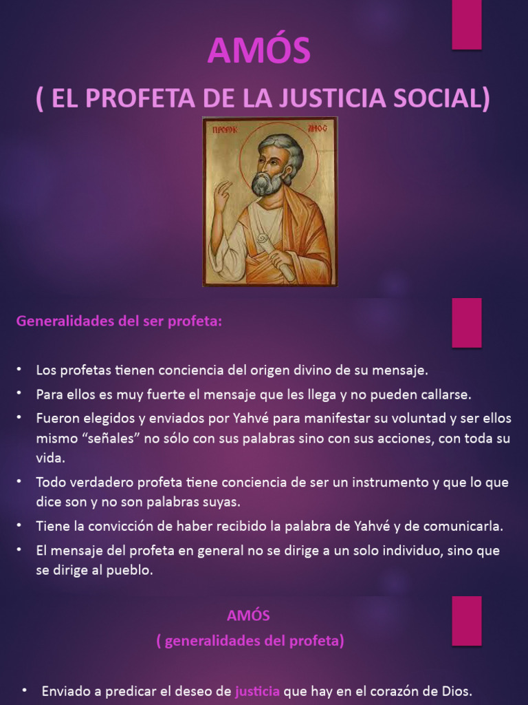TP - El Profeta Amós | PDF | Profeta | Tetragrammaton