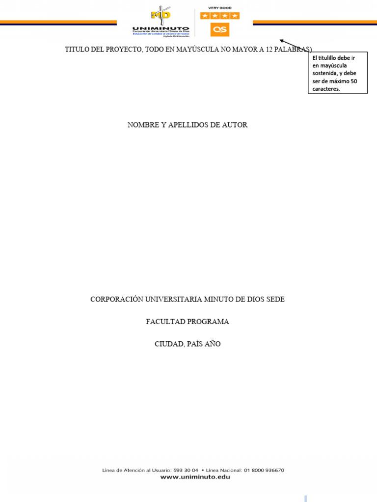 1. Plantilla de Proyecto Practica | PDF | Teoría | Conocimiento