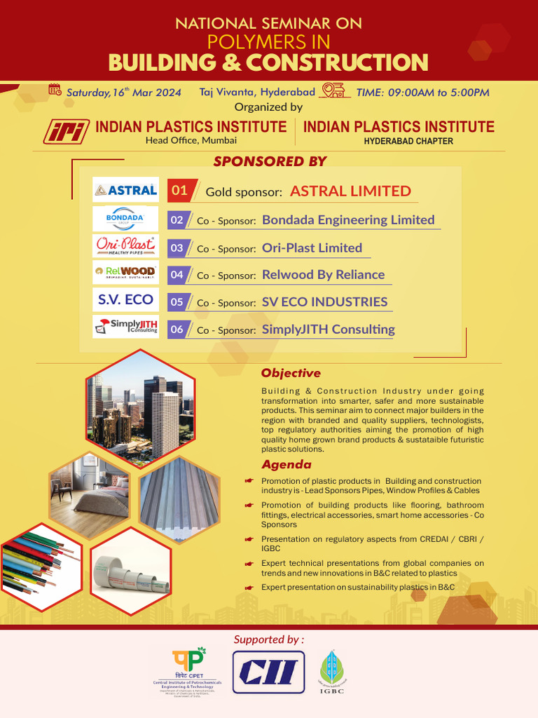 National Seminar On PLASTICS IN BUILDING & CONSTRUCTION | PDF ...