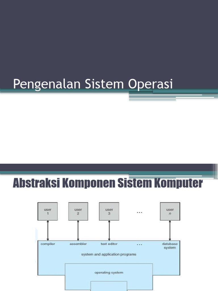Pengenalan Sistem Operasi | PDF | Central Processing Unit | Manufactured Goods