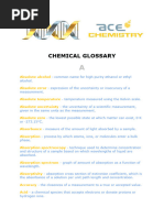 Chemistry Terms and Definitions Guide | PDF | Chemistry | Acid