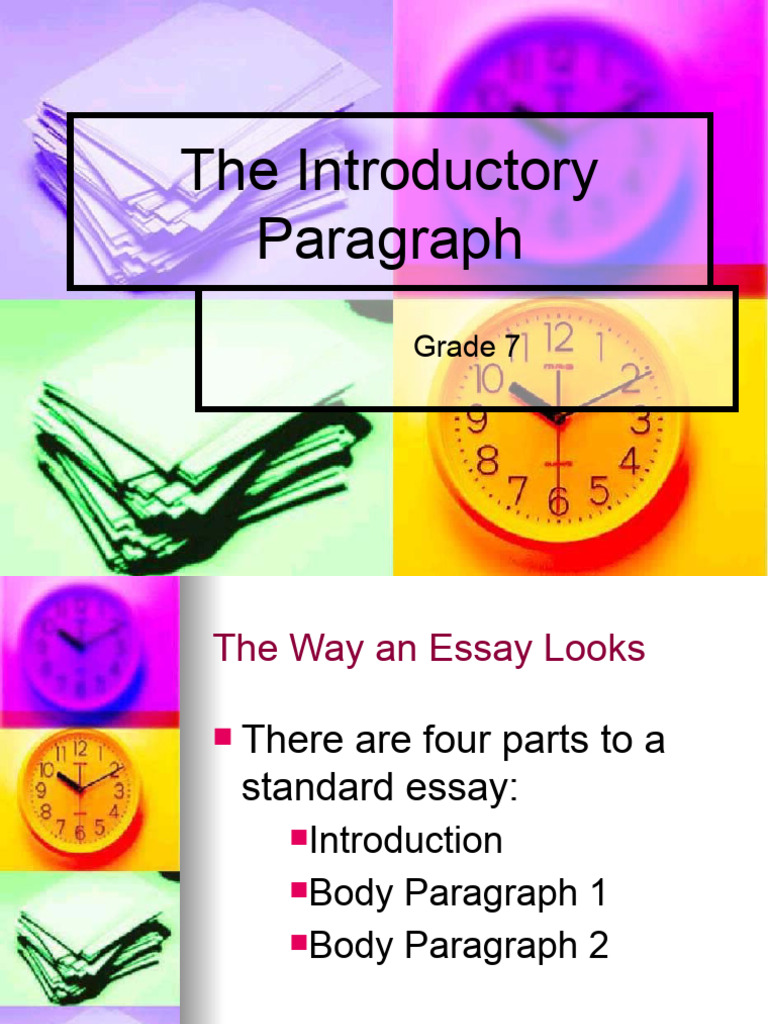 Crafting Effective Introductory Paragraphs | PDF | Essays | Thesis
