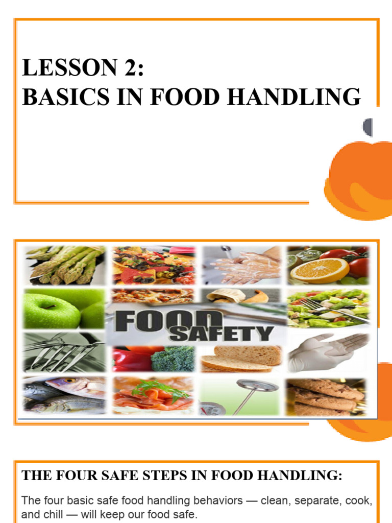 Food Safety | PDF | Hand Washing | Ice