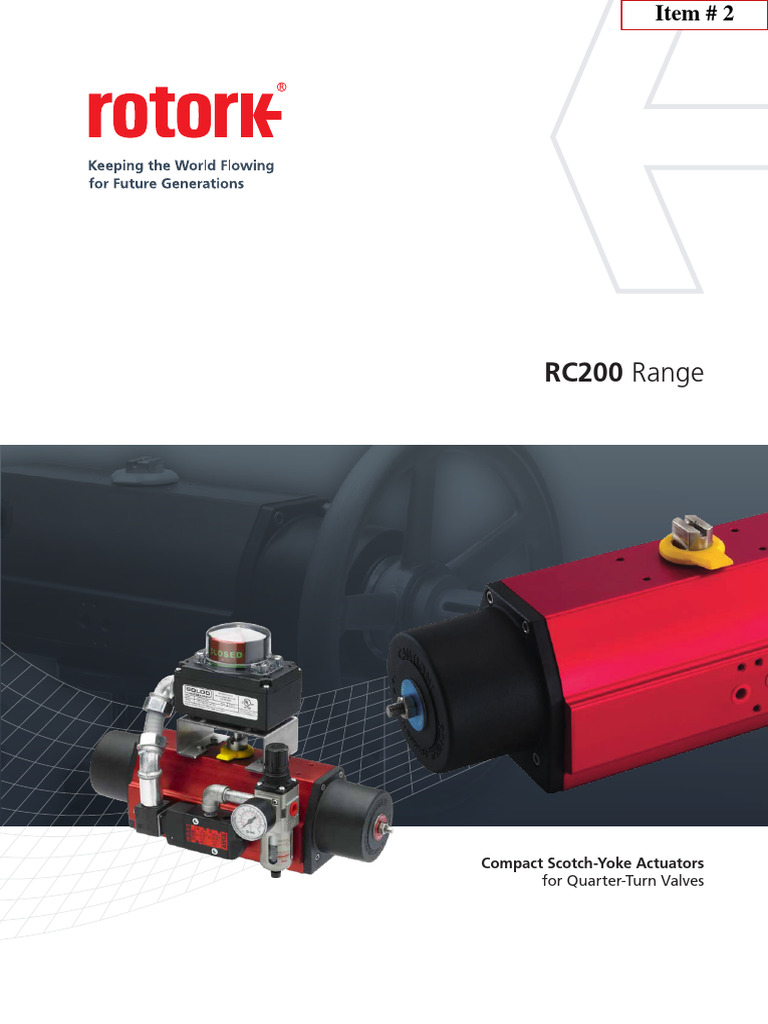 RC Brochure | PDF | Actuator | Piston