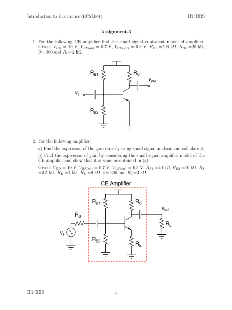 Assignment 3 Solution | PDF | Electromagnetism | Electronics