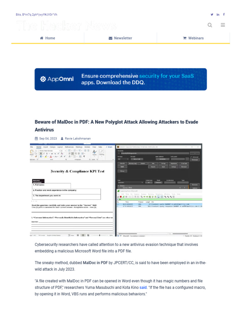Beware of MalDoc | PDF | Phishing | Malware