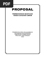 Proposal Pengajuan Bantuan UMKM 2025 | PDF