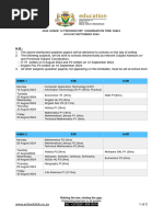 LP-June-Exam-Grade-12-Timetable-2025 | PDF