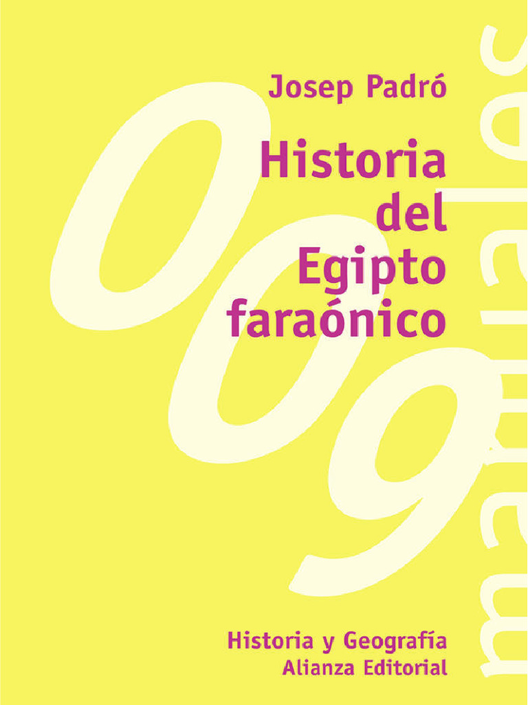 Cap 7 - Jose Padro Historia Del Egipo Faraonico | PDF | Antiguo Egipto ...