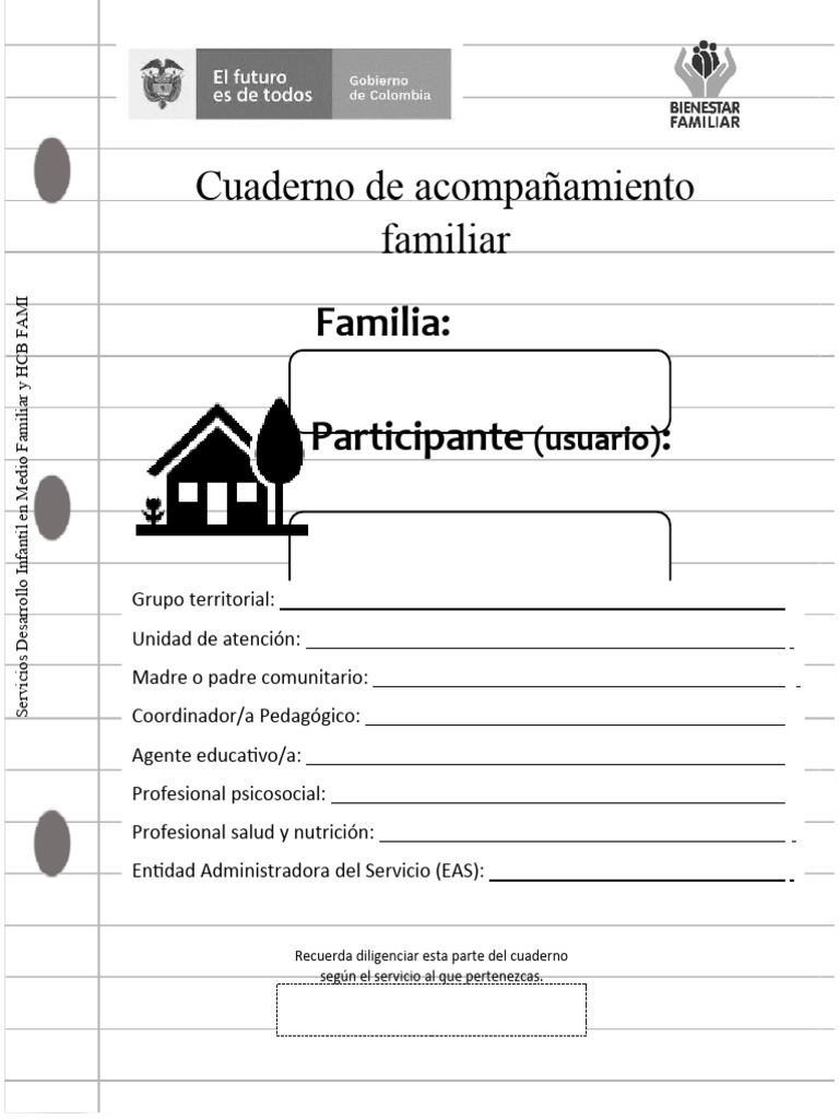 4 Cuaderno - de - Acompanamiento - Familiar - Dimf - Fami 1 - Julio | PDF | Parto | Lavado de manos