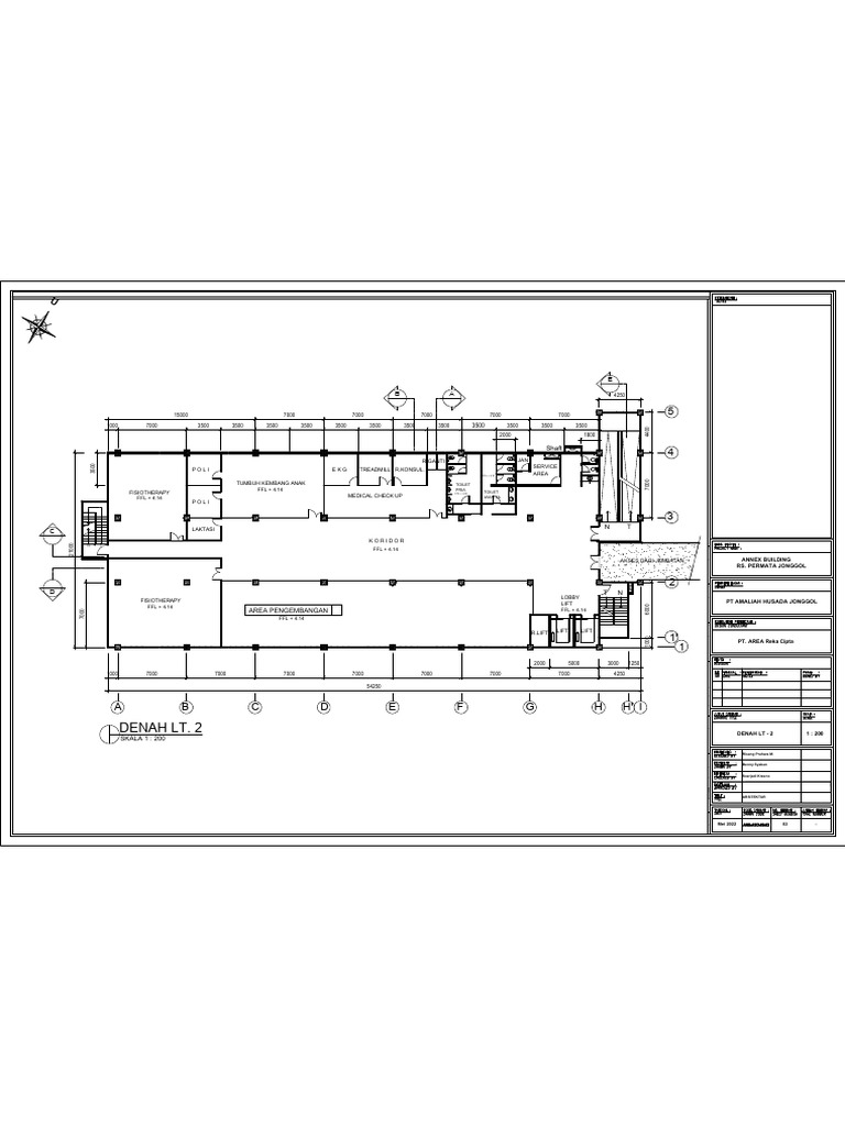 Denah RSPJ Lantai 2 | PDF