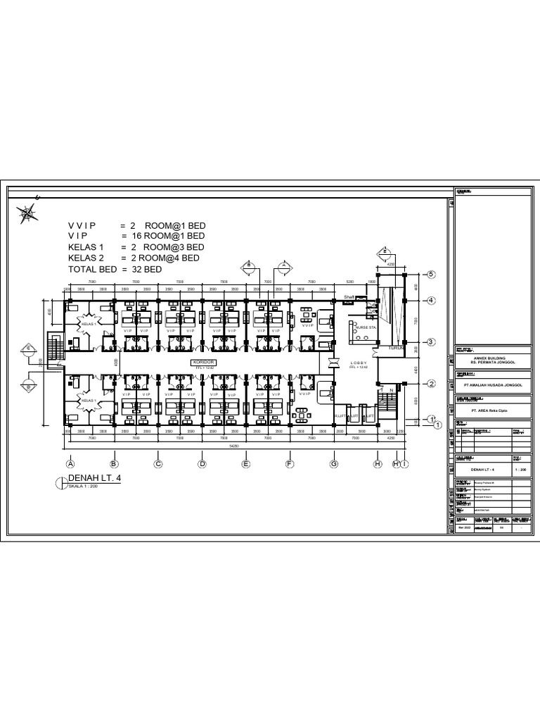 Denah RSPJ Lantai 4 | PDF | Honorifics | Hierarchy