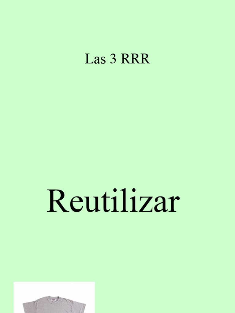 Las 3 RRR | PDF
