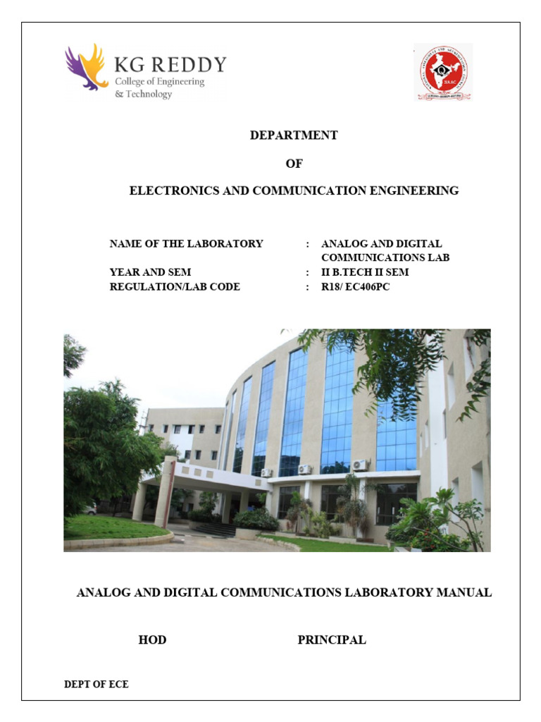 5. ECE Lab Manual With Assesment | PDF | Modulation | Frequency Modulation