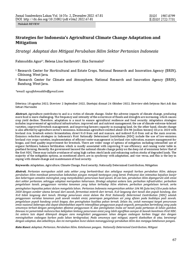 Ejurnal Pustaka,+d Final+JSDL+Vol+16+No+2+FA | PDF | Climate Change ...
