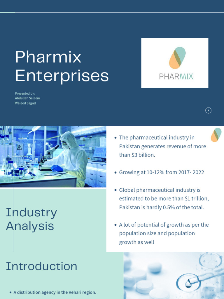 Pharmix Enterprises Presentation | PDF | Business Economics | Economies