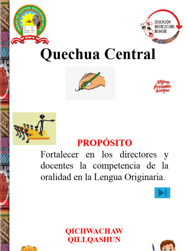 Quechua Central-Oralidad | PDF | Vocal | Alfabeto