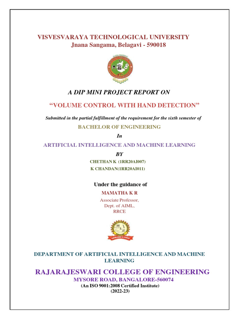 Volume Report Final | PDF | Python (Programming Language) | Augmented ...