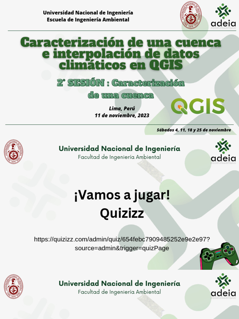 Presentación - 2° Taller QGIS | PDF | Geografía Física | Ciencias de la ...
