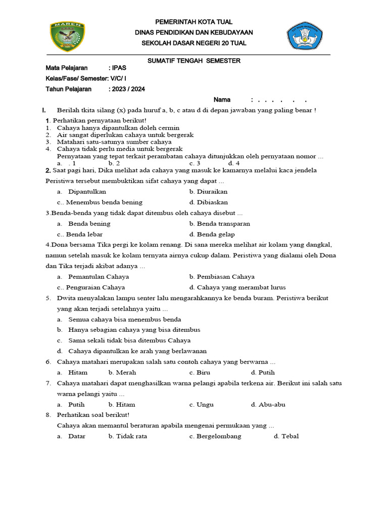 STS Ipas Kelas 5 Kumer | PDF | Seni