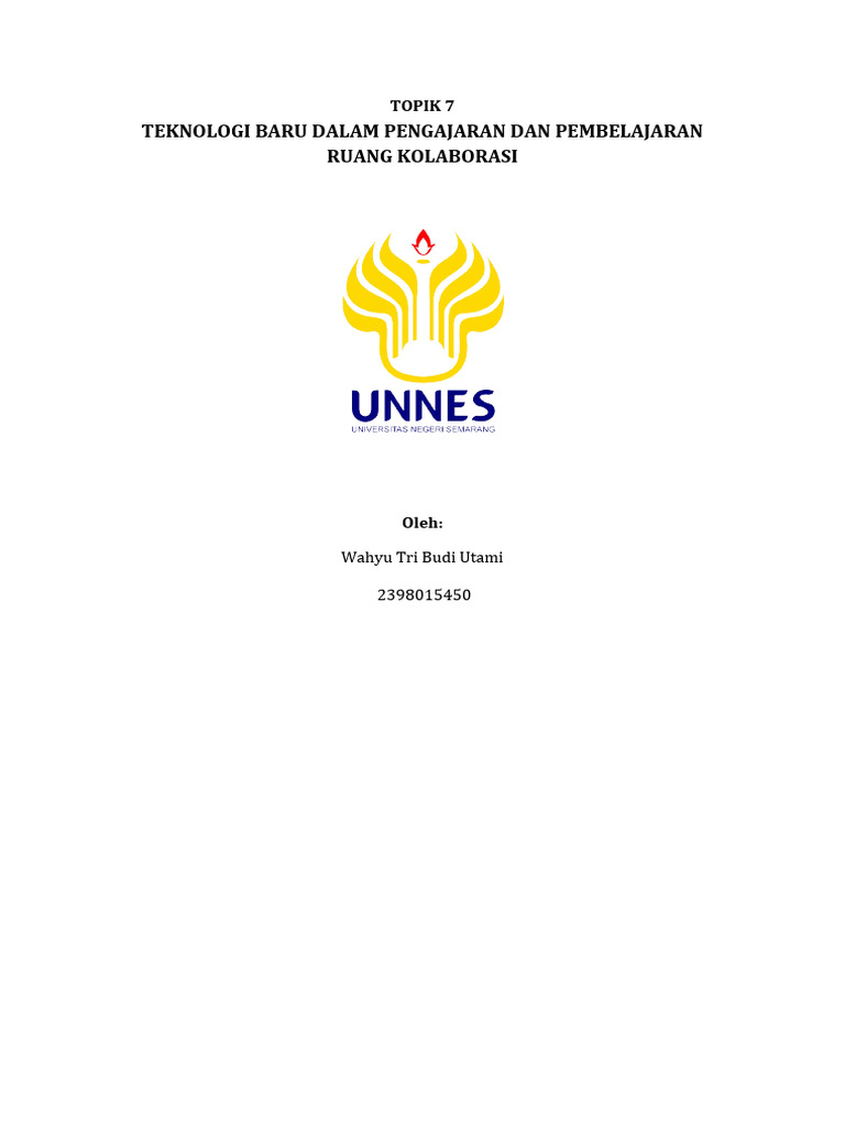 Topik 7 - Ruang Kolaborasi - Wahyu Tri Budi Utami | PDF