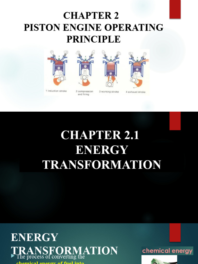 CHAPTER 2 - Piston Engine Operating Principle | PDF | Internal ...