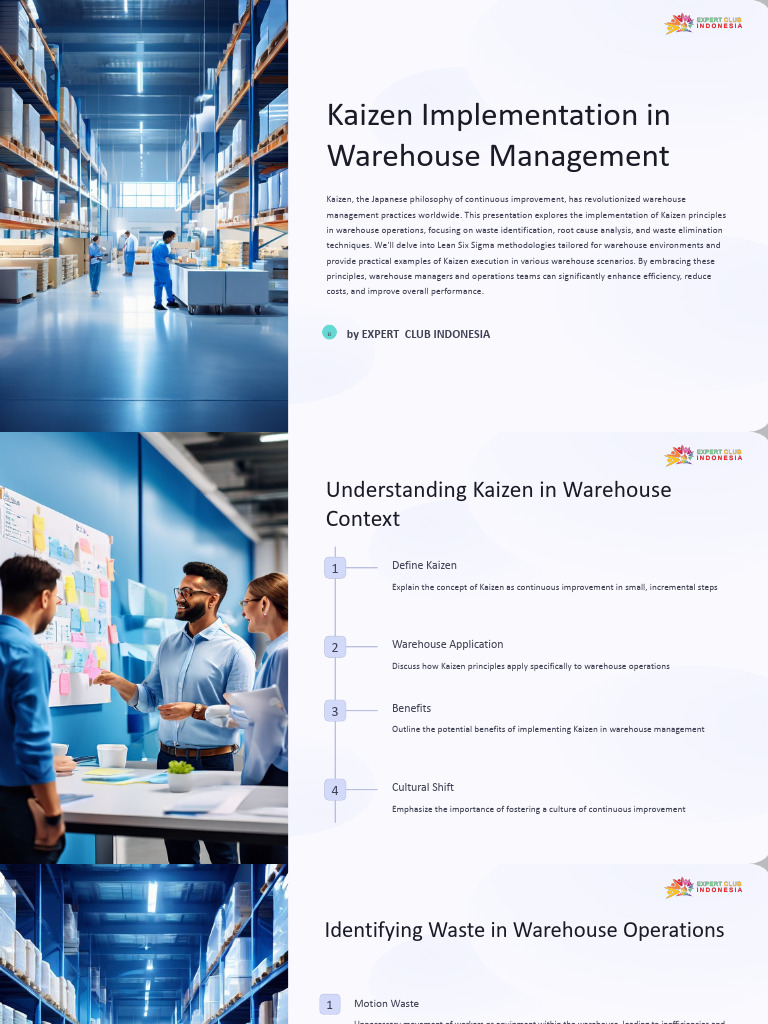 Modul - Kaizen Warehouse Intro ECI | PDF | Lean Manufacturing | Warehouse
