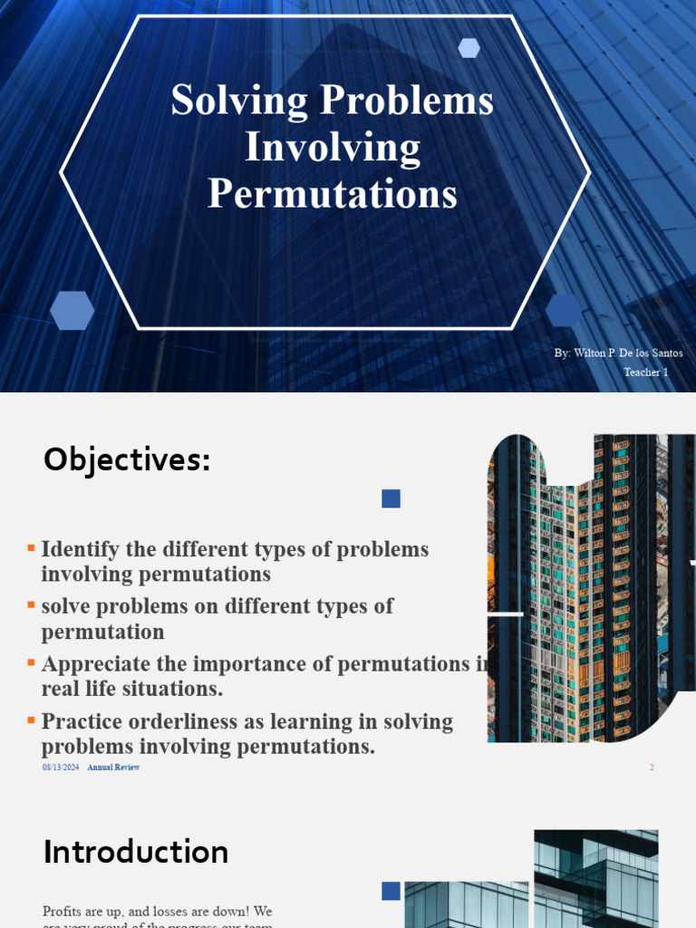 Solving Problems Involving Permutations | PDF | Economies