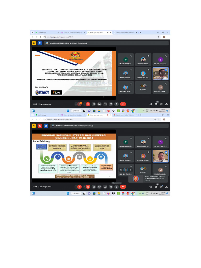 Penataran Kem Perkasa PLaN | PDF