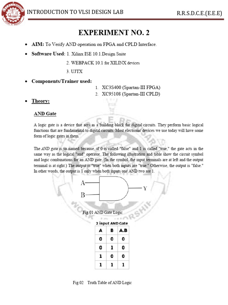 EXP 2 VLSI | PDF | Logic Gate | Digital Electronics