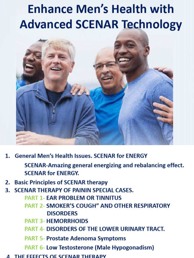 Enhance Men's Health With Advanced SCENAR Technology | PDF | Tinnitus | Ear