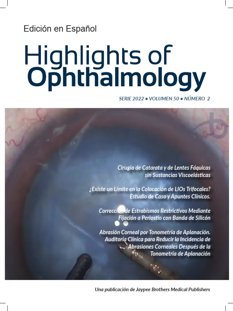 Highlights of Ophthalmology Issue 2 - 2022 - Espanol Alta | PDF ... Highlights of Ophthalmology Issue 2 - 2022 - Espanol Alta | PDF ...