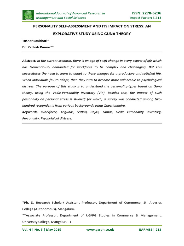 Lit Rev | PDF | Psychology