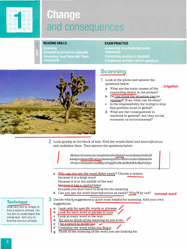 Reading - Changes & Consequences | PDF | Bird Migration | Desert