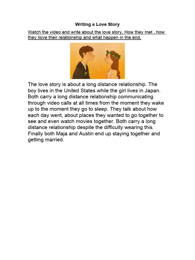Writing A Love Story | PDF | Social Science