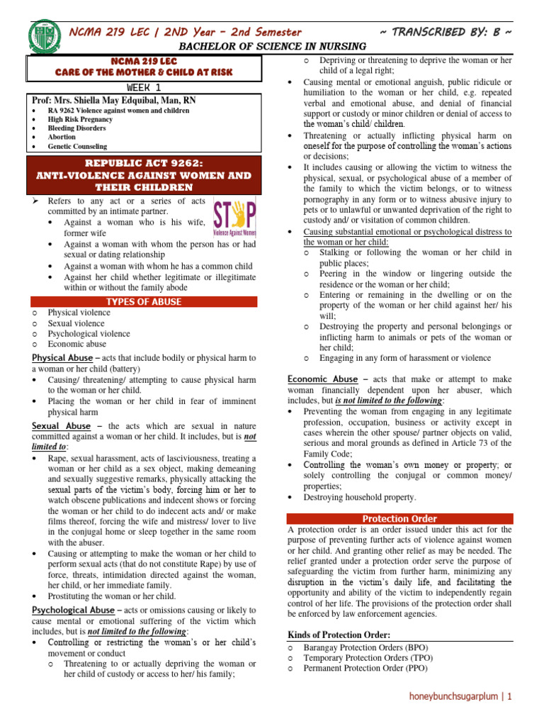 Ncma 219 Prelims | PDF | Fetus | Pregnancy