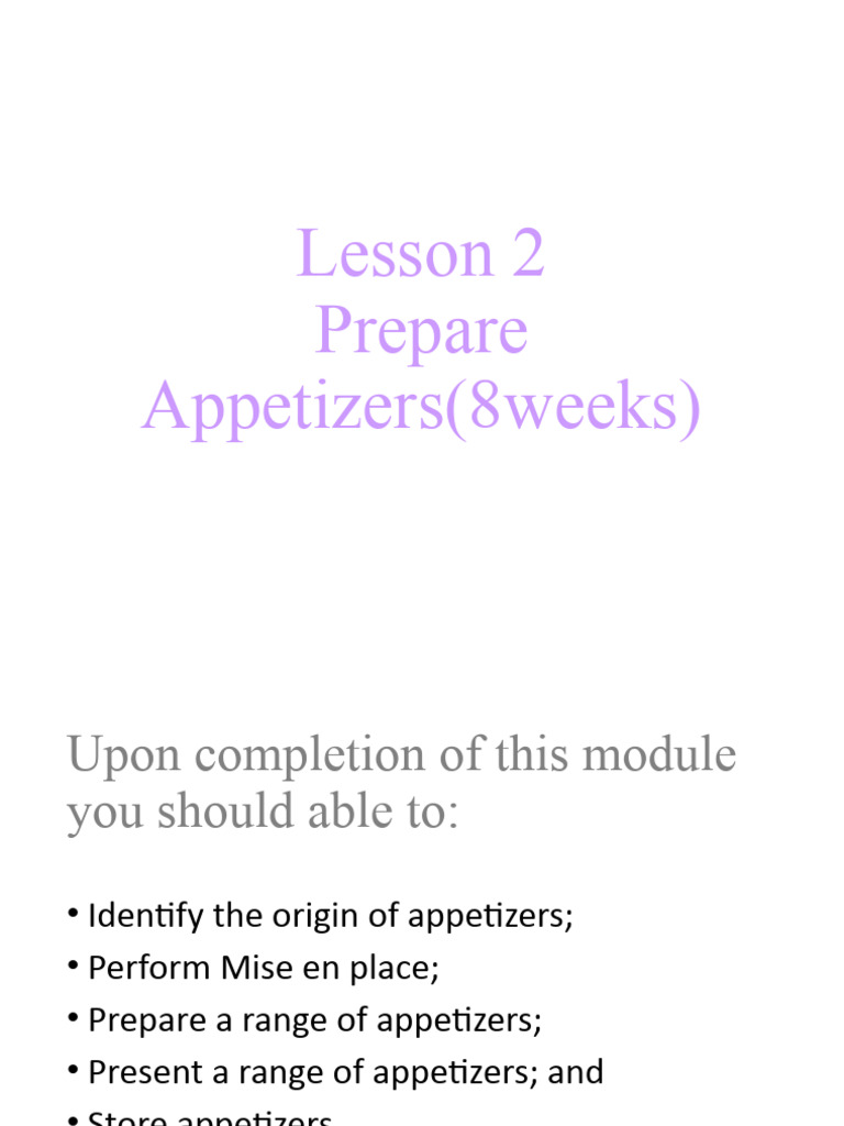 APPETIZERS | PDF | Hors D'oeuvre | Salad