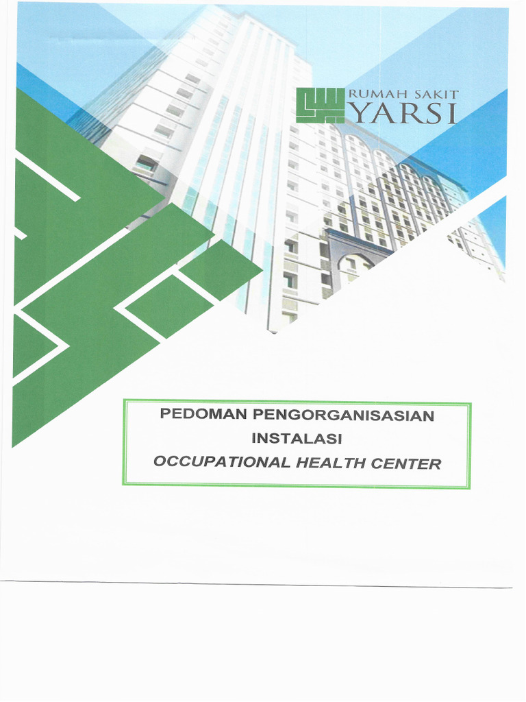 Pedoman Pengorganisasian Instalasi Ohc | PDF