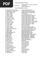 DepEd Cebu Province Officials | PDF