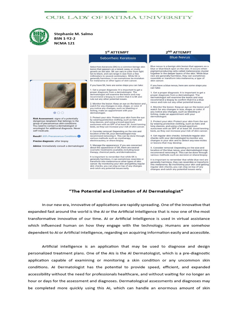 ASSESSMENT OF INTEGUMENTARY SYSTEM-ACTIVITY - (BSN 1-Y2-2) - (SALMO, STEPHANIE) Copy 2 | PDF ...