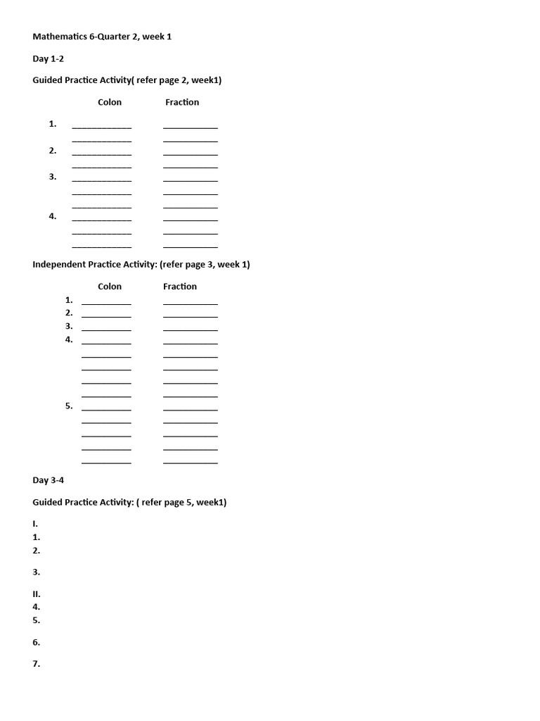Mathematics 6 Answer Sheet | PDF | Exponentiation | Mathematics