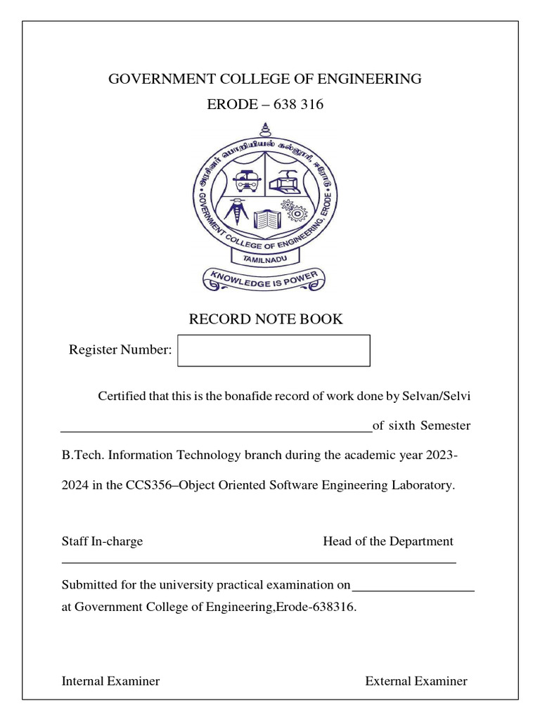OOSE LAB Manual | PDF | Conceptual Model | Unified Modeling Language