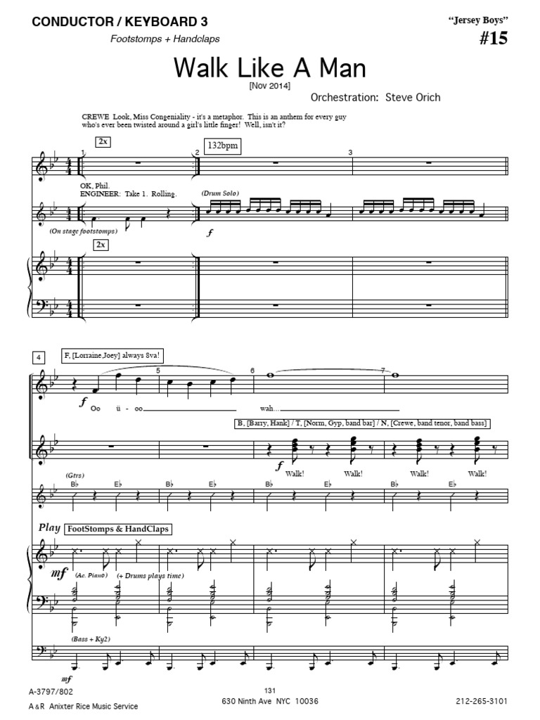 Walk Like A Man | PDF