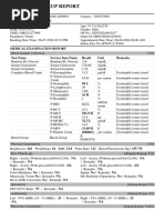 Charlie Nowak Patient History Overview | PDF | Headache | Physical ...