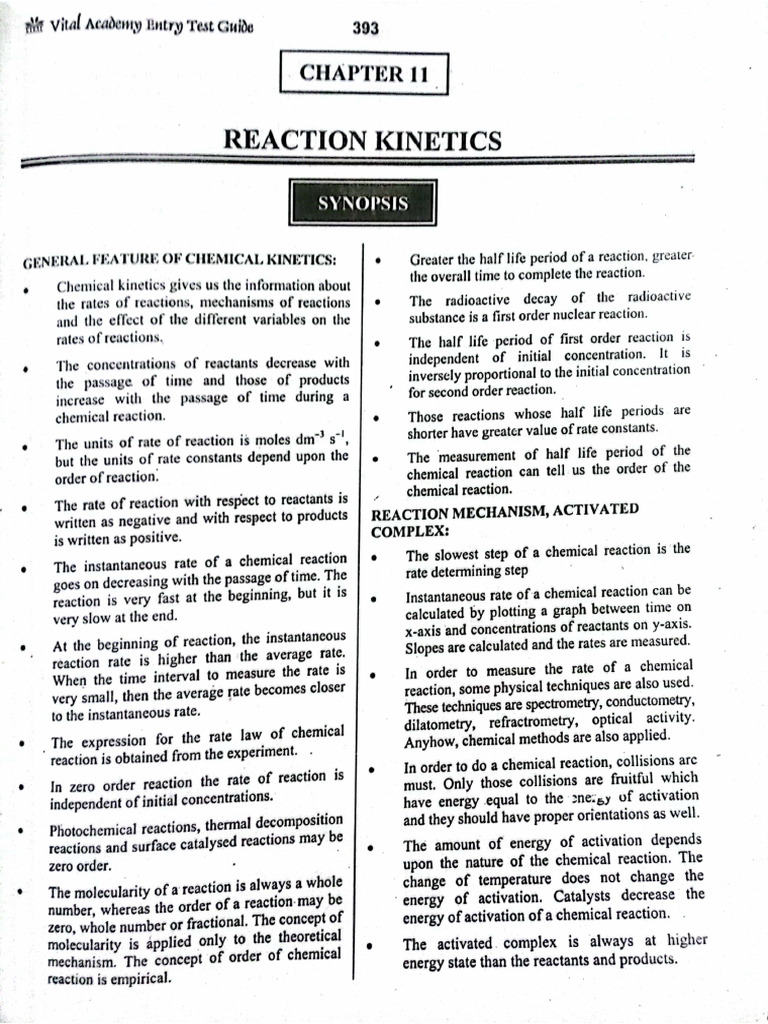 Reaction Kinetics | PDF Reaction Kinetics | PDF