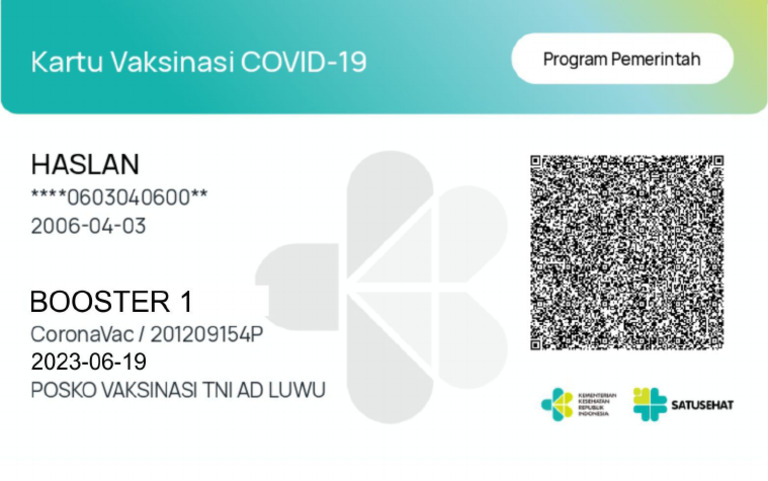 Vaksin Booster 1 | PDF