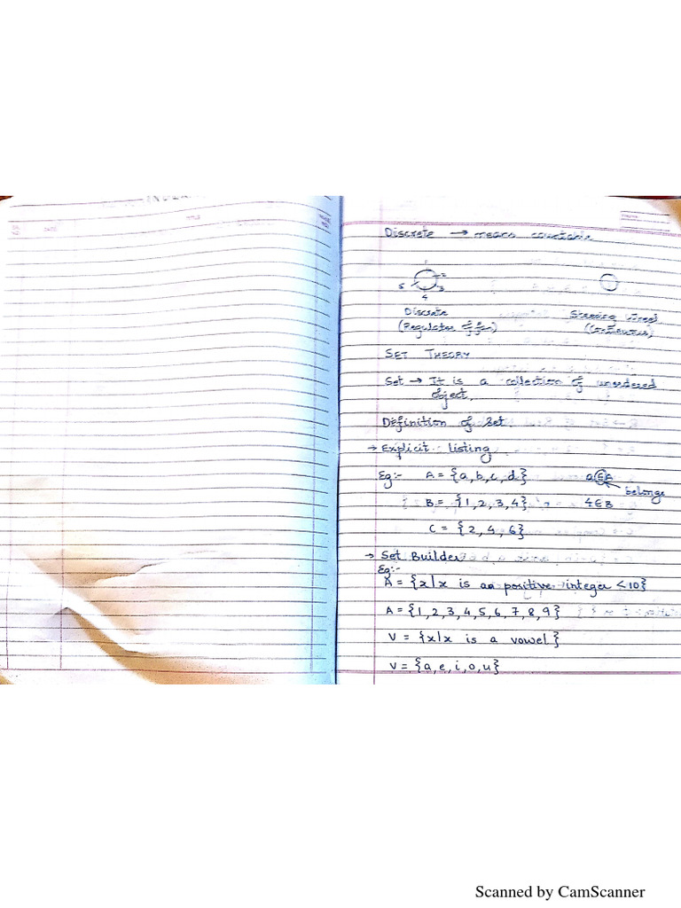Discrete Mathematics Handwritten Notes | PDF