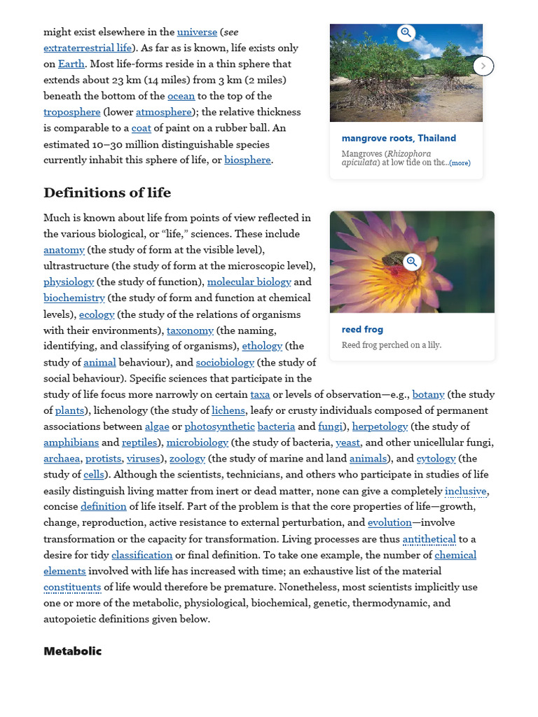 Life - Definition, Origin, Evolution, Diversity, & Facts - Britannica2 ...
