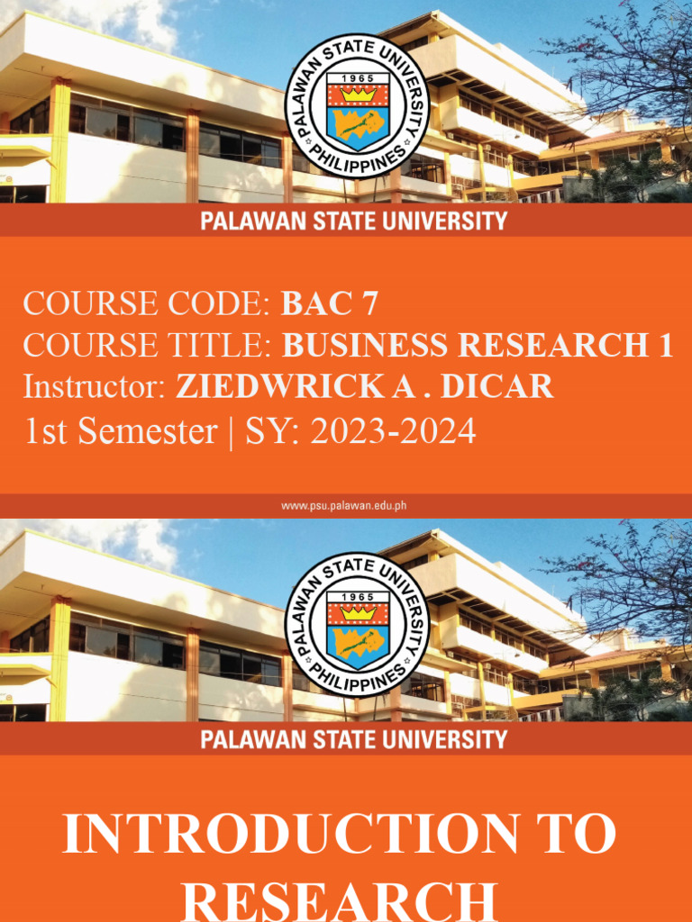 Lesson 1 - Intro To Research | PDF | Survey Methodology | Quantitative ...