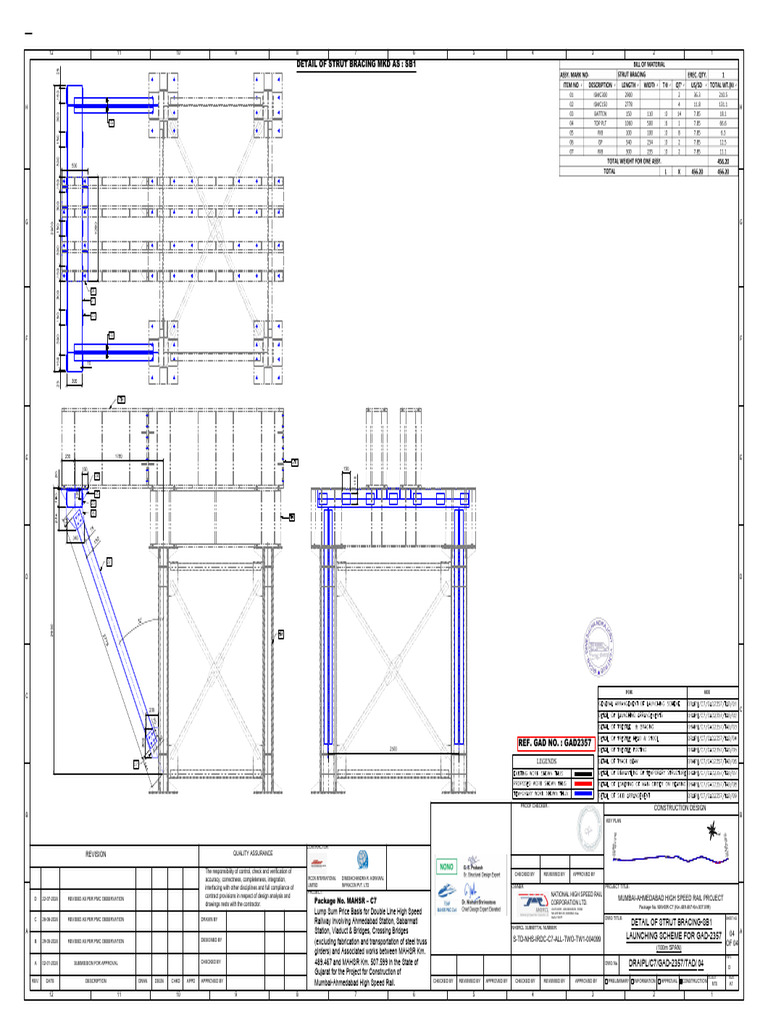 Detail of Strut Bracing MKD As: Sb1: Ref. Gad No.: Gad2357 | PDF ...